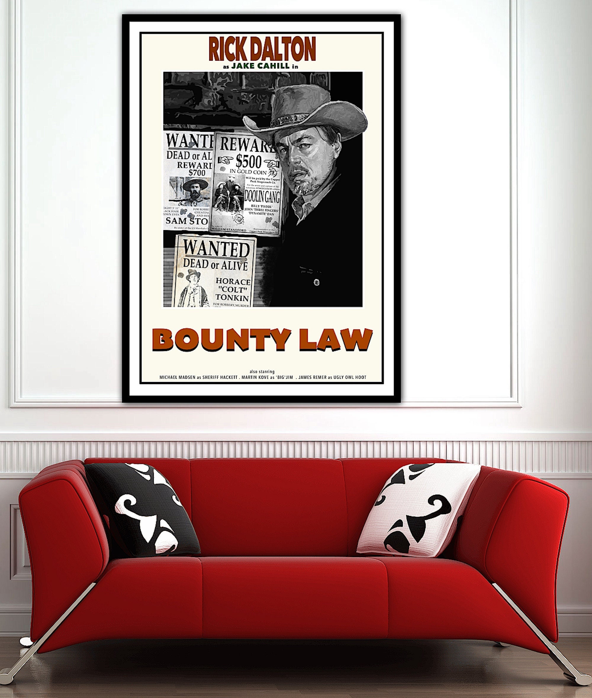 Bounty Law Poster, Rick Dalton Film Poster, Rick Dalton Bounty Law ...