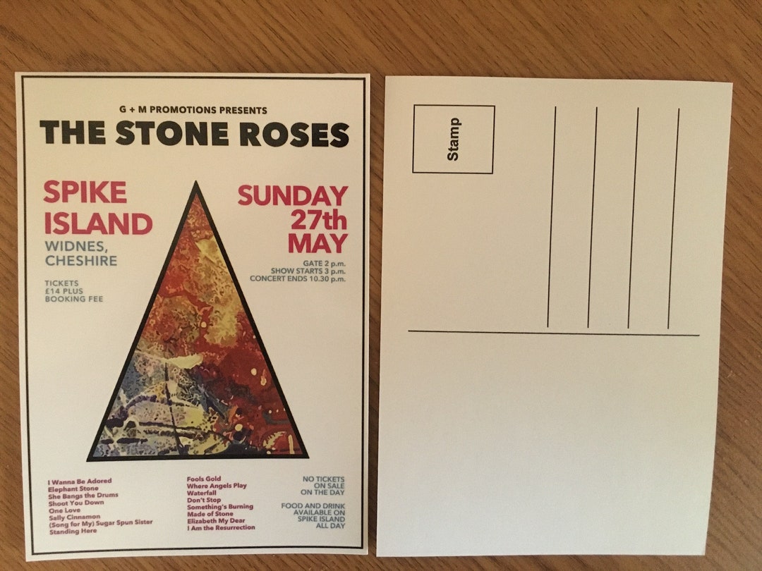Spike Island/stone Roses Postcard | Spike Island Postcard, Home Decor ...