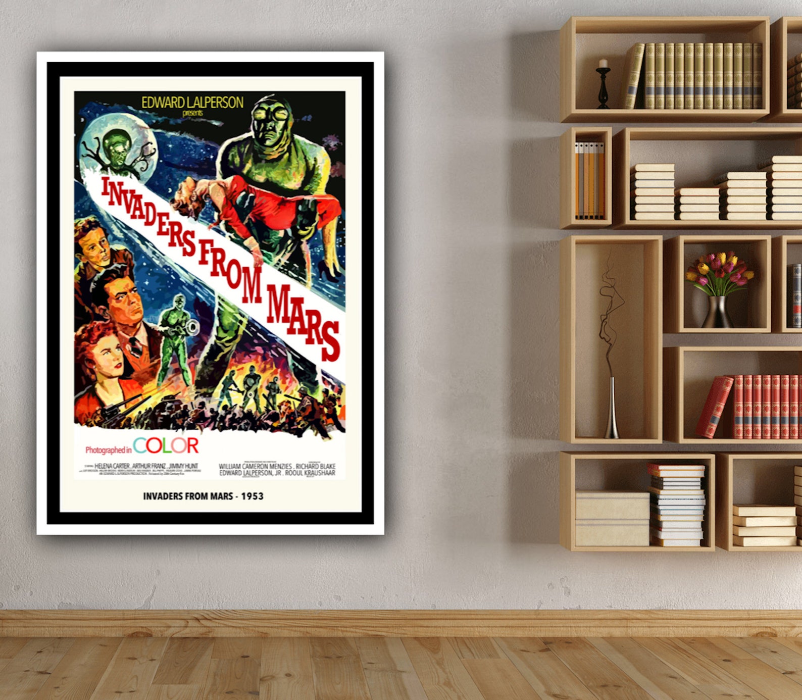 Retro Aliens Set of 4 Movie Print Retro Aliens Movie Wall - Etsy