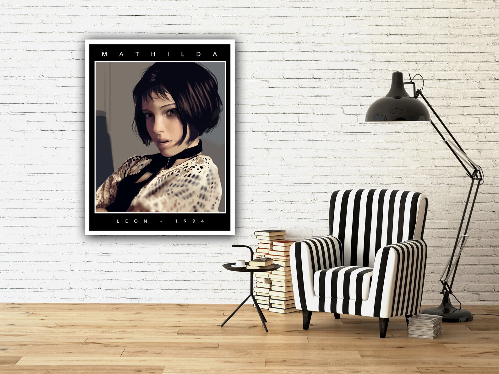 Mathilda Portrait Poster Leon Poster Leon Movie Print Home - Etsy