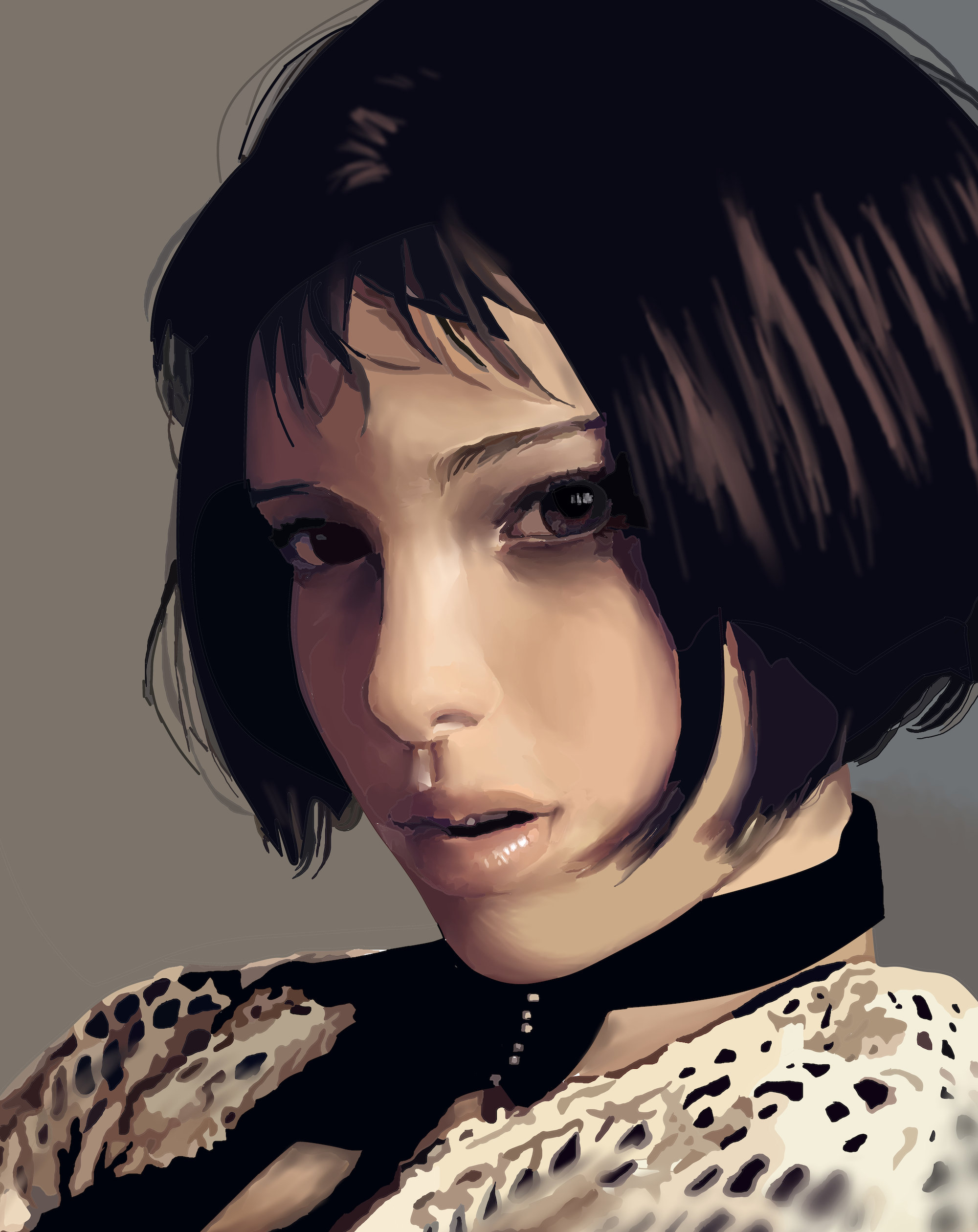 Mathilda Portrait Poster Leon Poster Leon Movie Print Home - Etsy