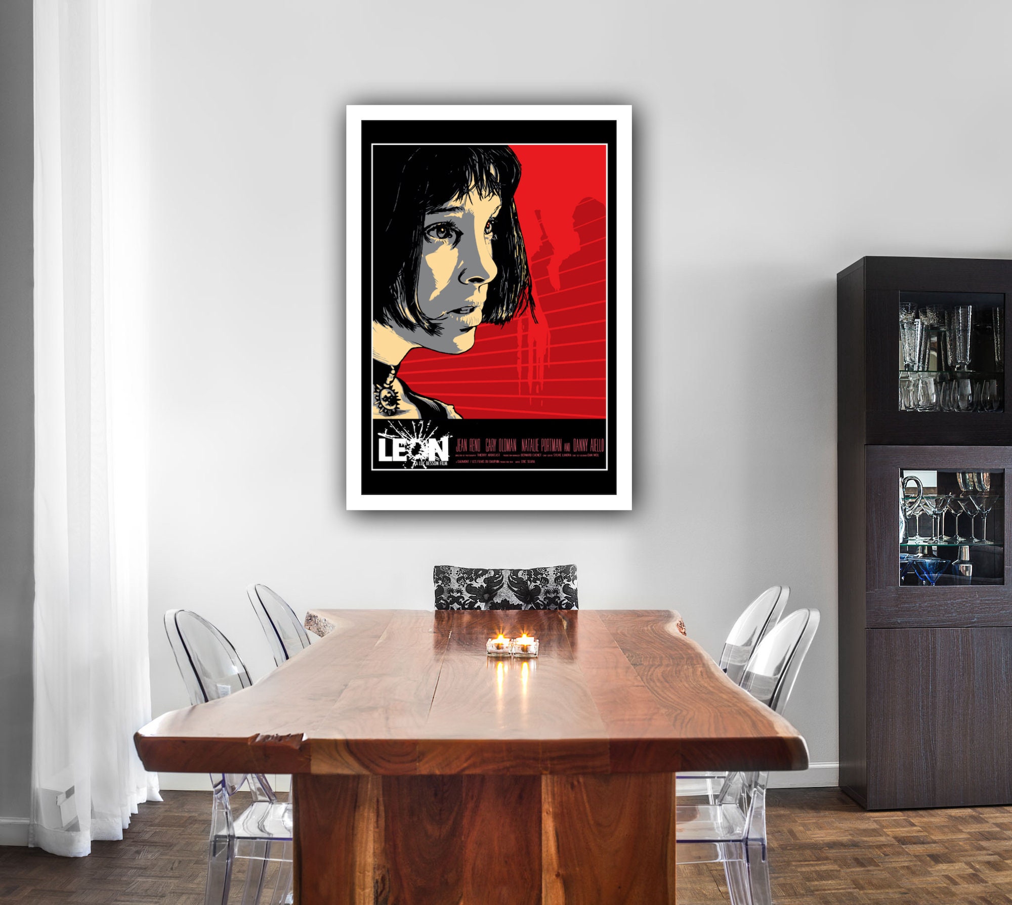 Leon Poster Leon Movie Posterhome Decor Wall Art Film Movie - Etsy