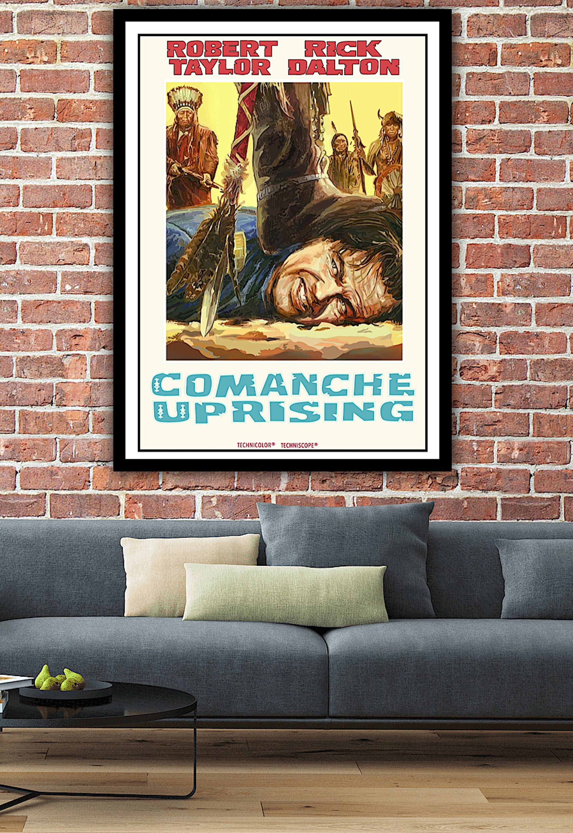 Comanche Uprising Poster Rick Dalton Poster Rick Dalton - Etsy