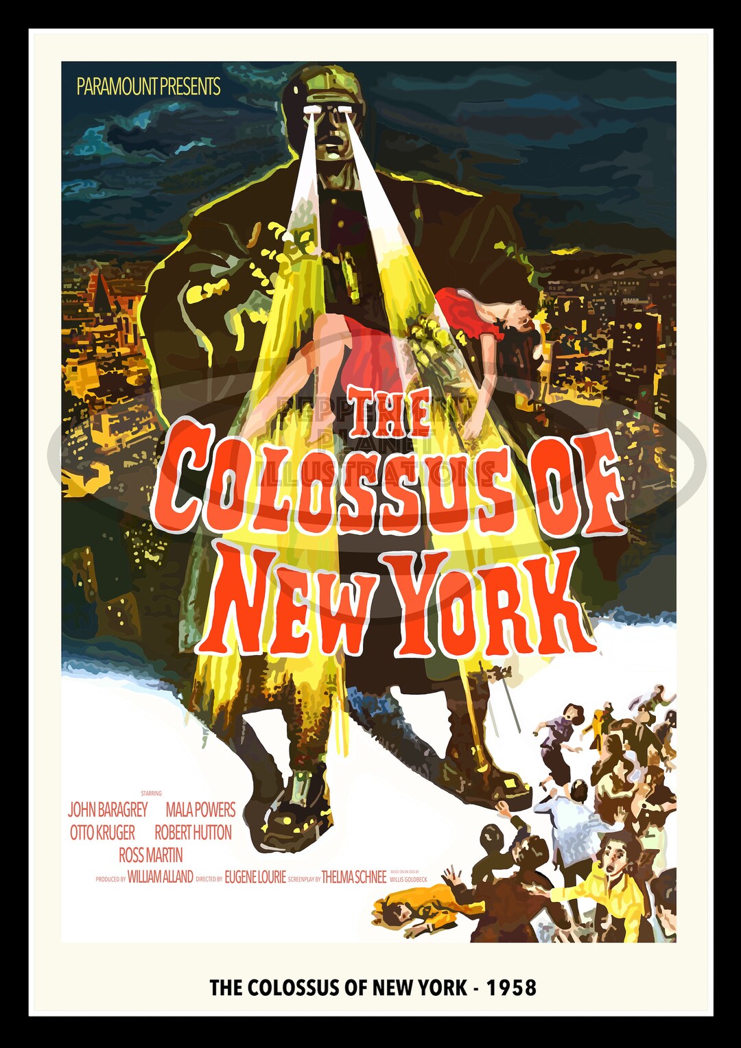 The Colossus of New York Movie Printable the Colossus of New - Etsy