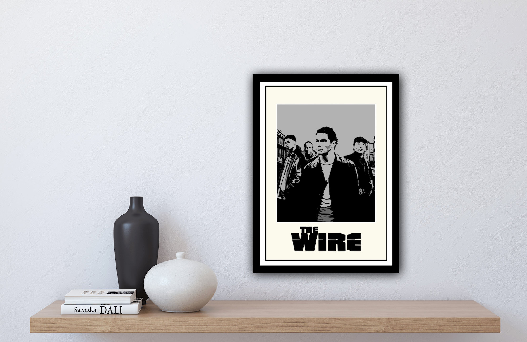 The Wire TV Show Poster Art: Baltimore Police Series Hand Drawn Print ...