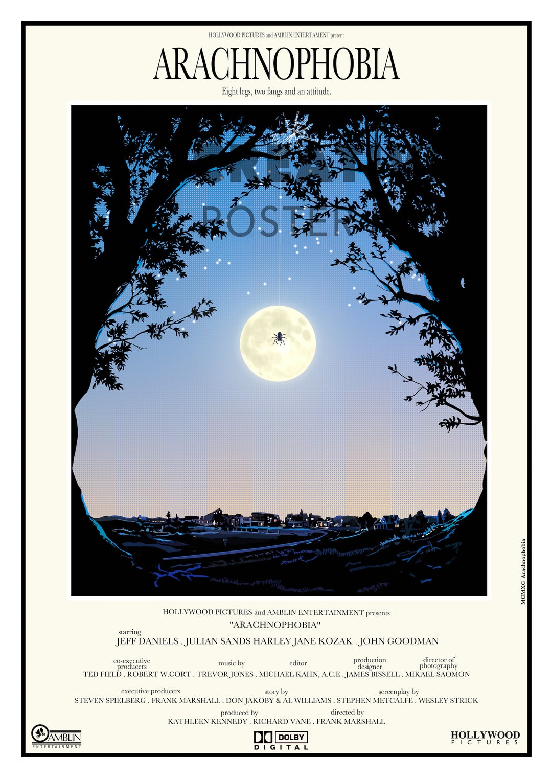 Arachnophobia Poster Download, Arachnophobia Poster Art, Spider Poster, Arachnophobia Film ...