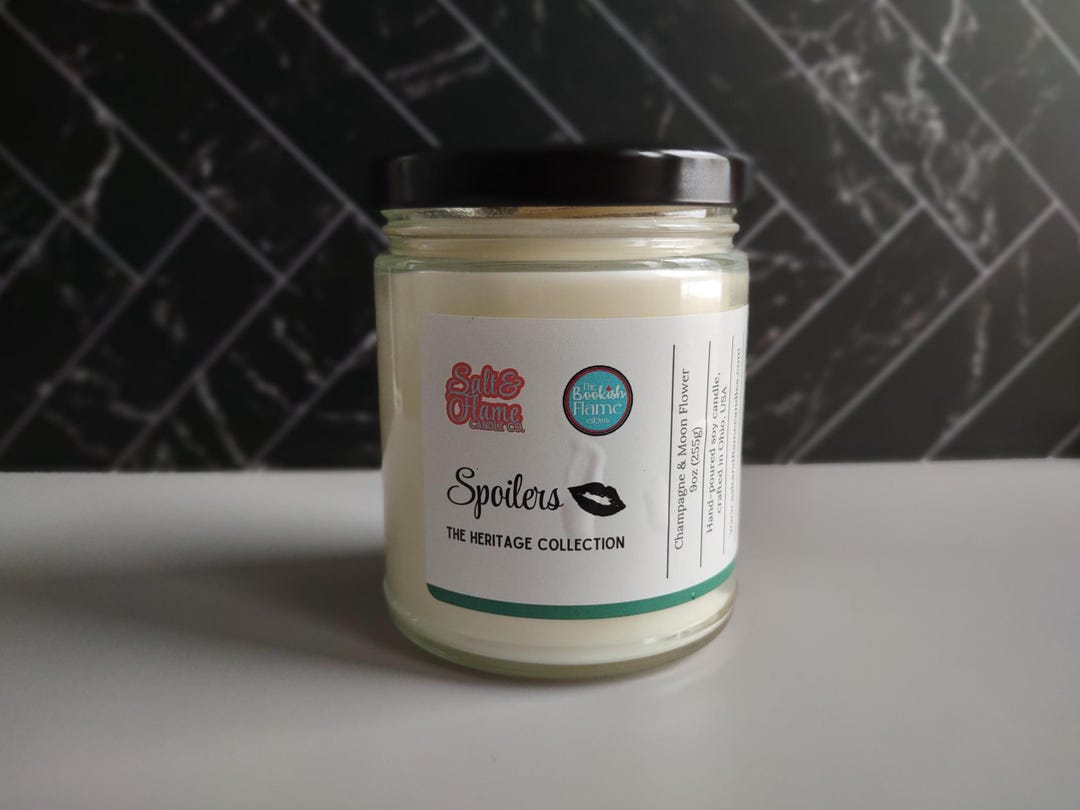 Spoilers - Moon Flower and Vanilla Champagne | Hand-poured Soy Candle ...