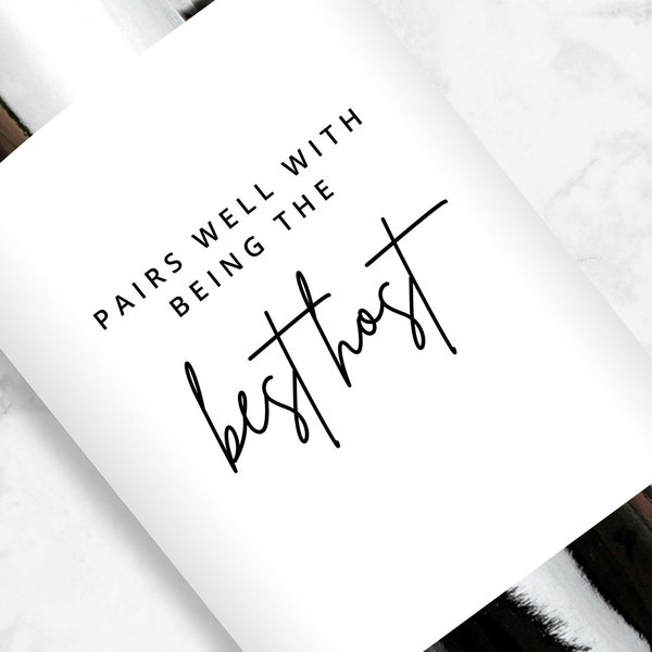 Pairs Well With Wine Label Svg - Etsy