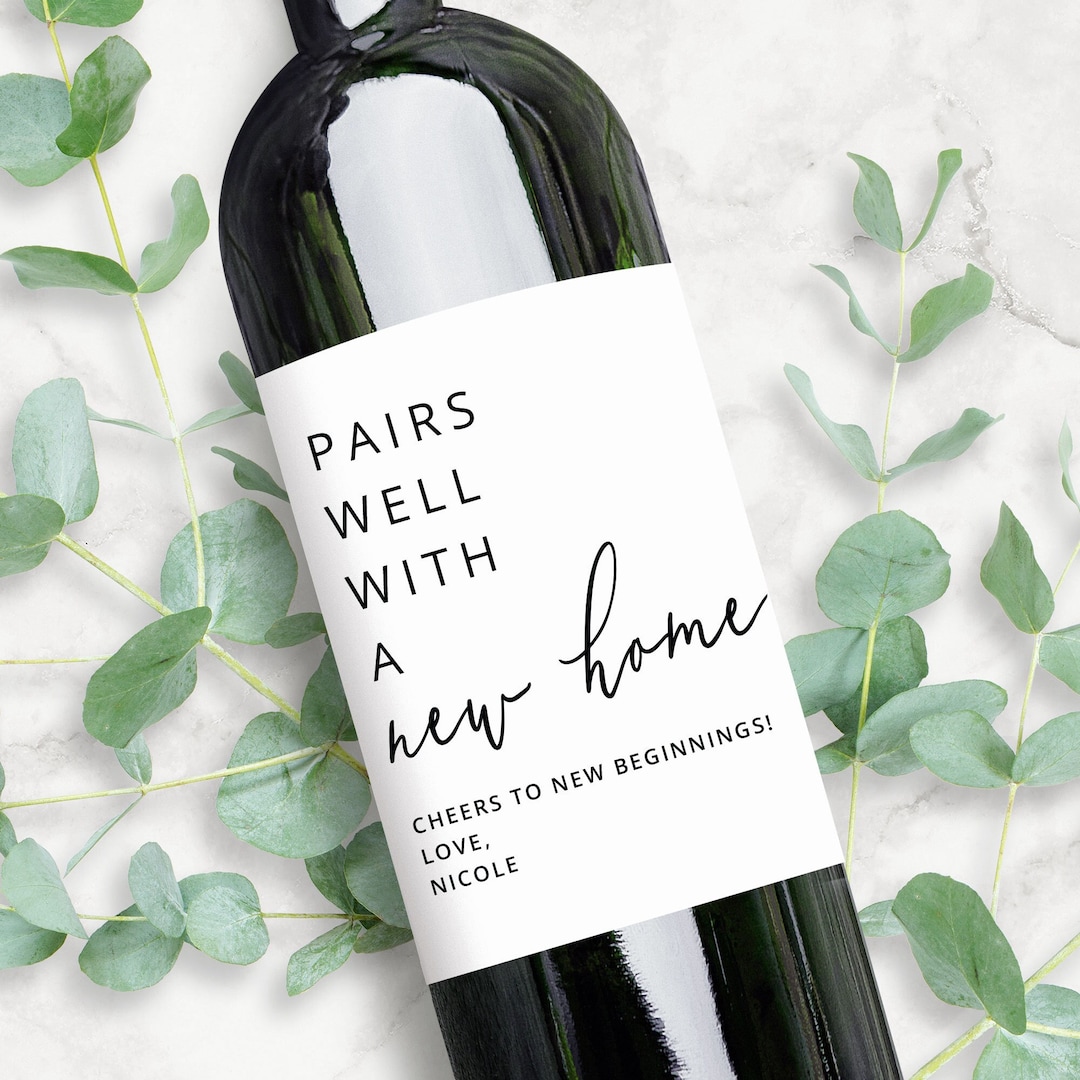 Personalized Housewarming Gift | Pairs Well With A New Home - Etsy