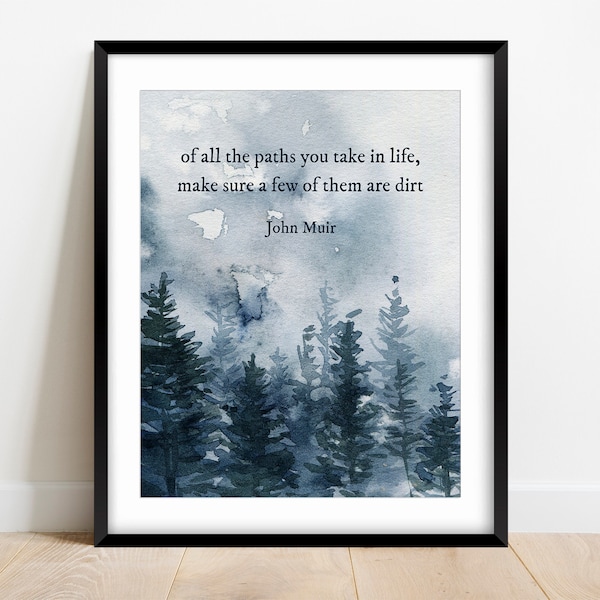 John Muir Quote - Etsy