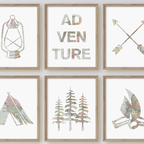Adventure Wall Decor Nursery Wall Art Travel Nursery Print | Etsy