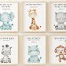 Set of 6 Safari Animal Prints Kid's Bible Verse Prints | Etsy