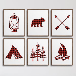 Camping Prints, Adventure Nursery, Wanderlust, Boys Room Wall Decor ...