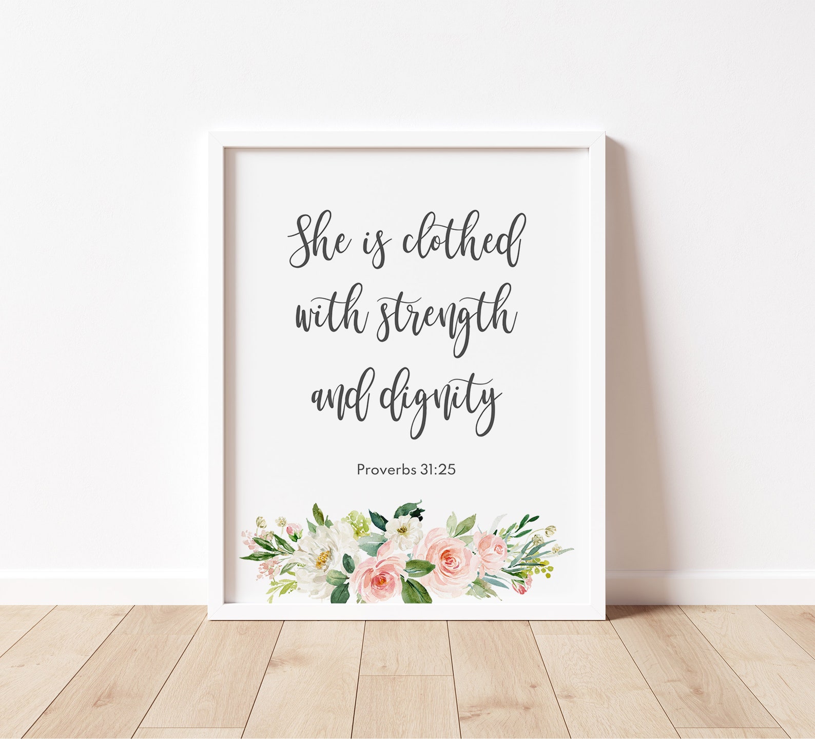 Baby Girl Nursery Bible Verses Christian Nursery Bible Print - Etsy
