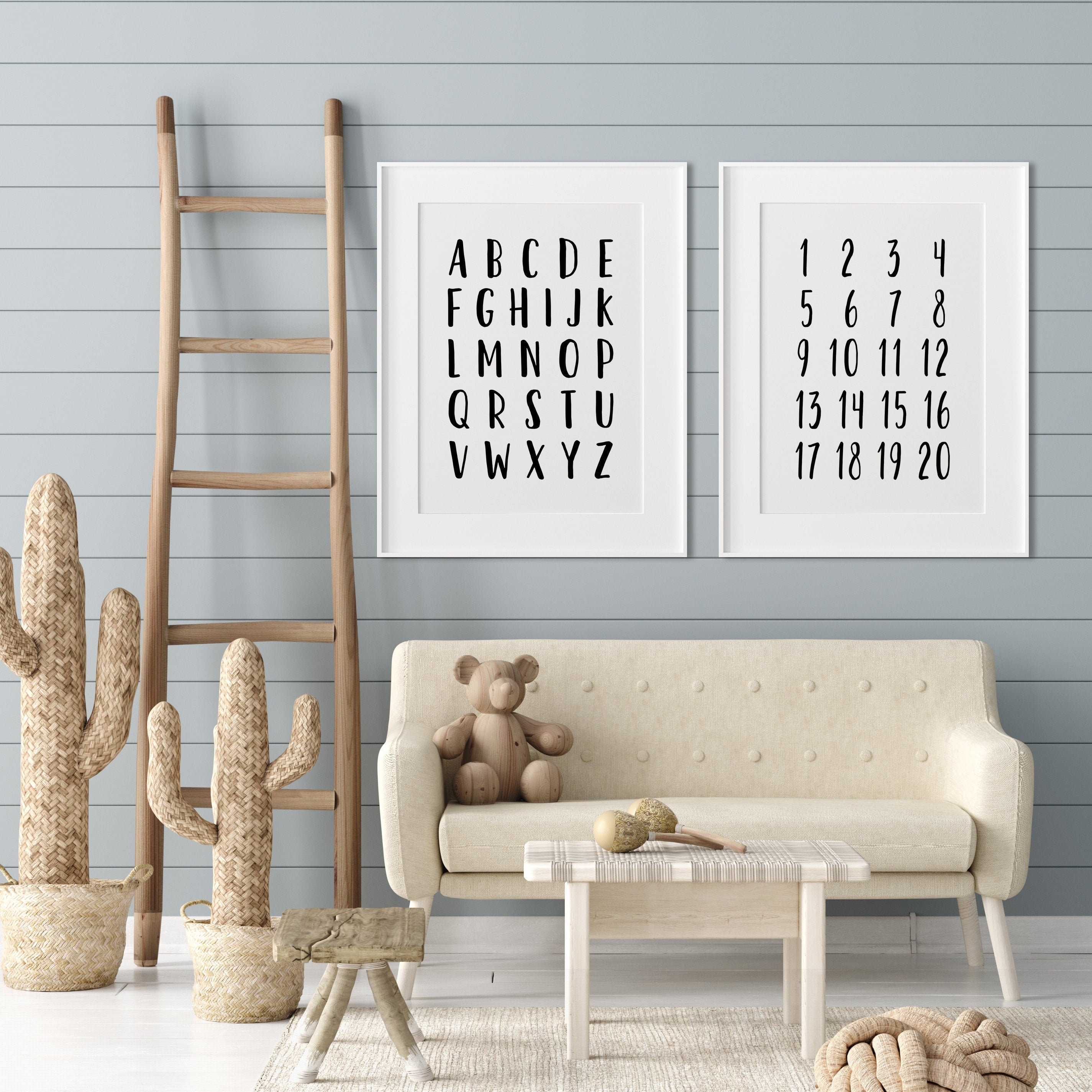 Alphabet Print, Numbers Printable, Homeschool Printables, Black White ...