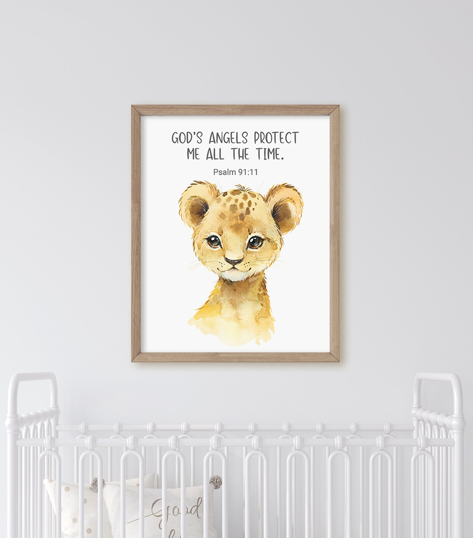 Kid's Bible Verse Prints Safari Animal Prints Christian | Etsy