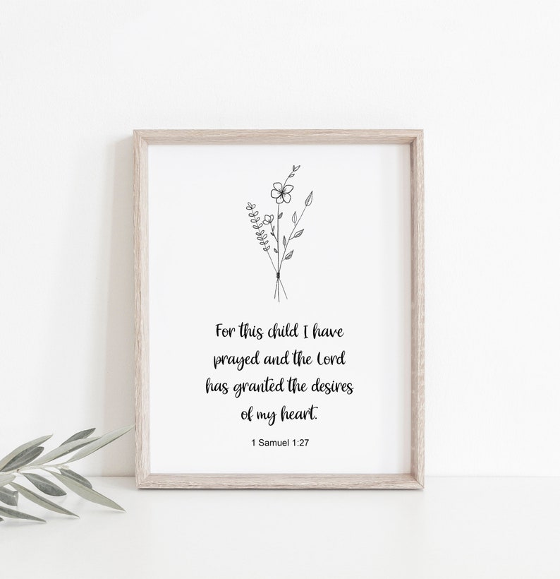 Set of 3 Nursery Bible Verse Baby Girl Nursery Scripture Be | Etsy