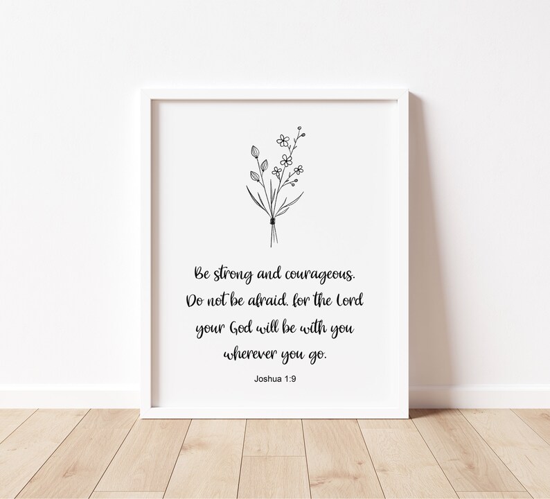 Set of 3 Nursery Bible Verse Baby Girl Nursery Scripture Be - Etsy