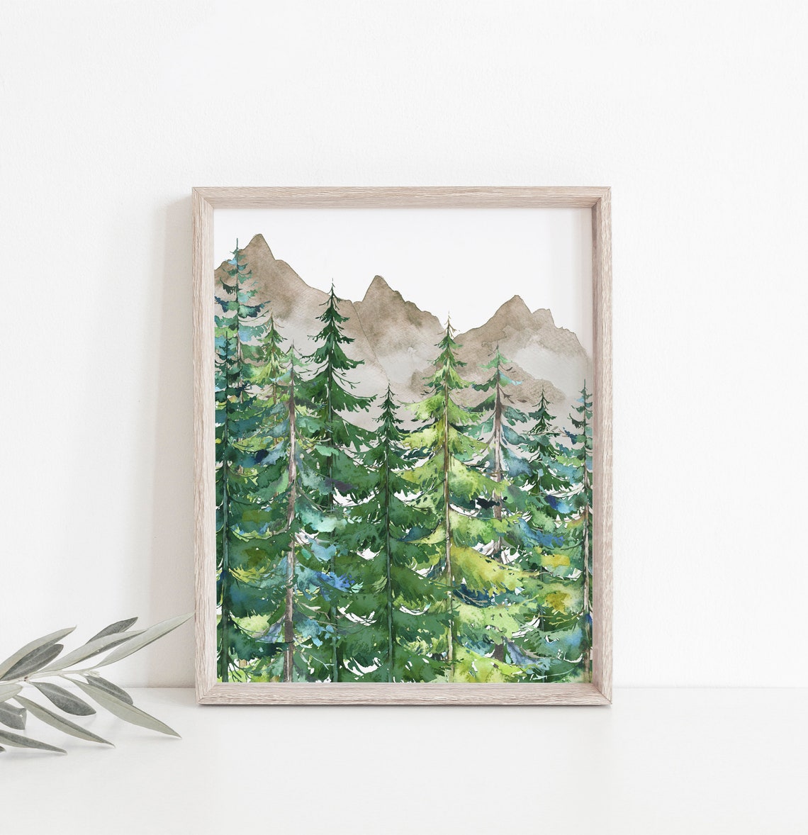 John Muir Quote of All the Paths Woodland Nursery Prints - Etsy