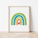 You Are so Loved Nursery Print, Rainbow Playroom Wall Decor, Girl ...