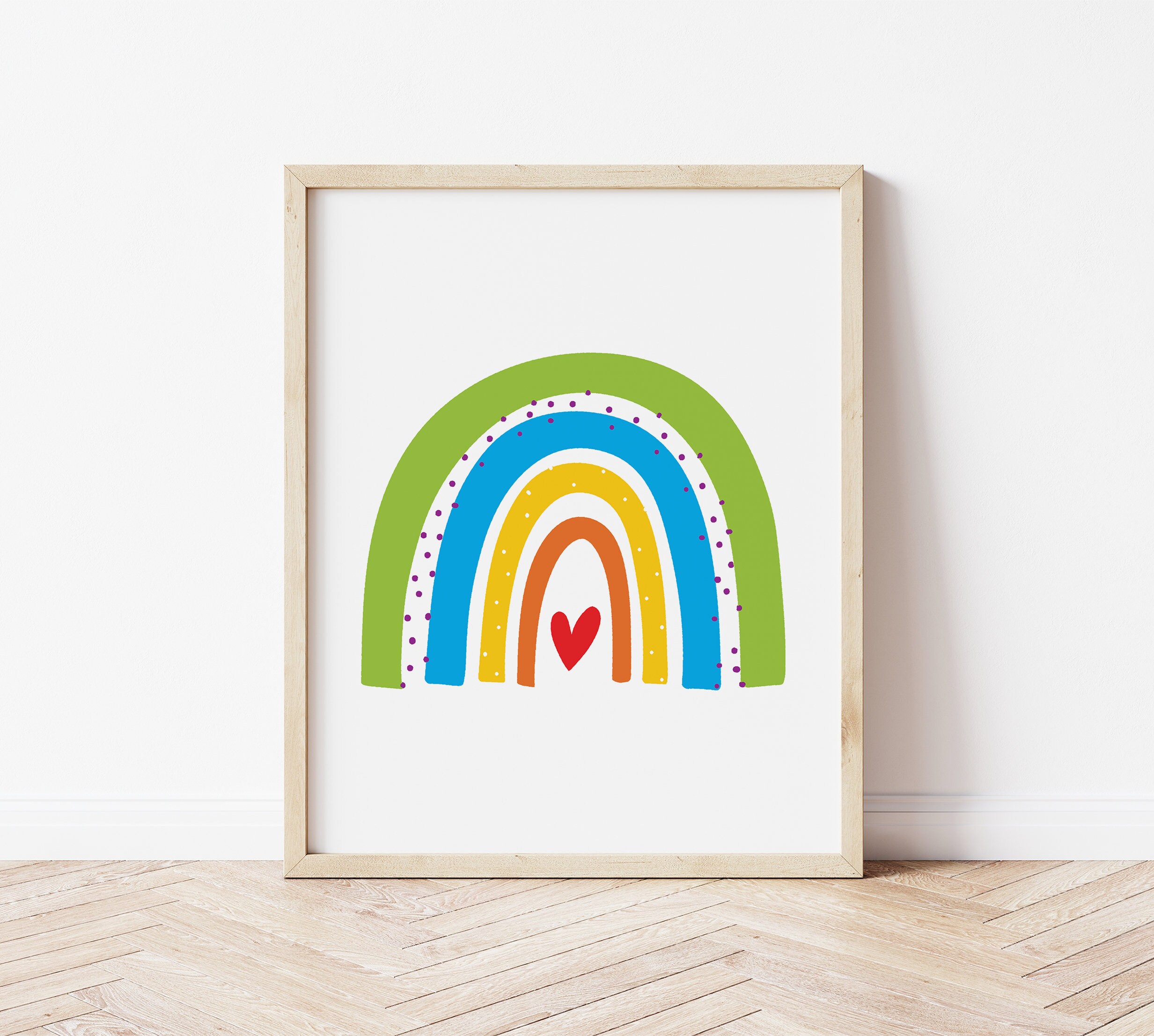 You Are so Loved Nursery Print Rainbow Playroom Wall Decor - Etsy