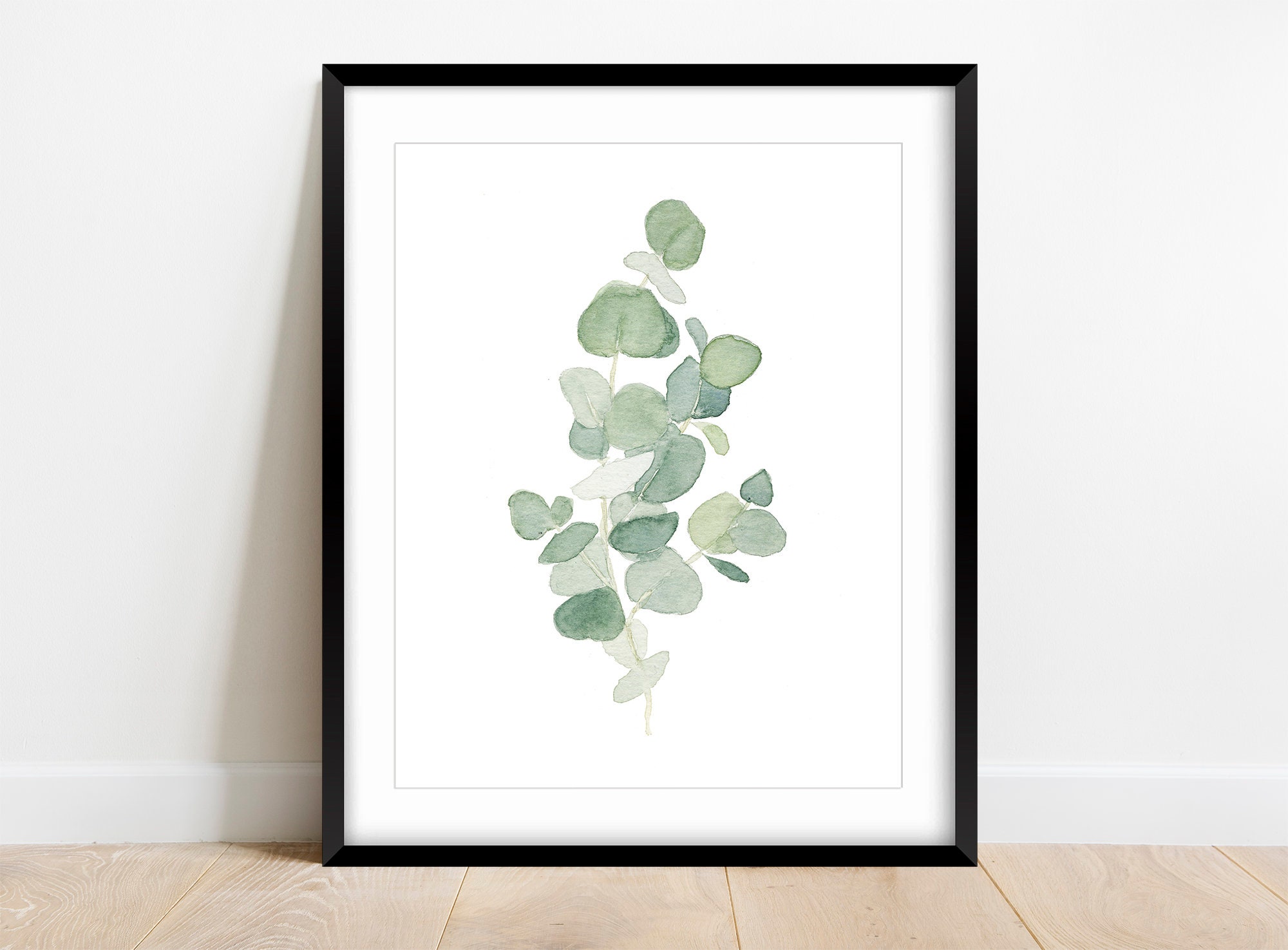 6 Botanical Prints Eucalyptus Prints Living Room Decor | Etsy