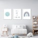 You Are My Sunshine Nursery Print, Rainbow Playroom Wall Decor, Girl ...
