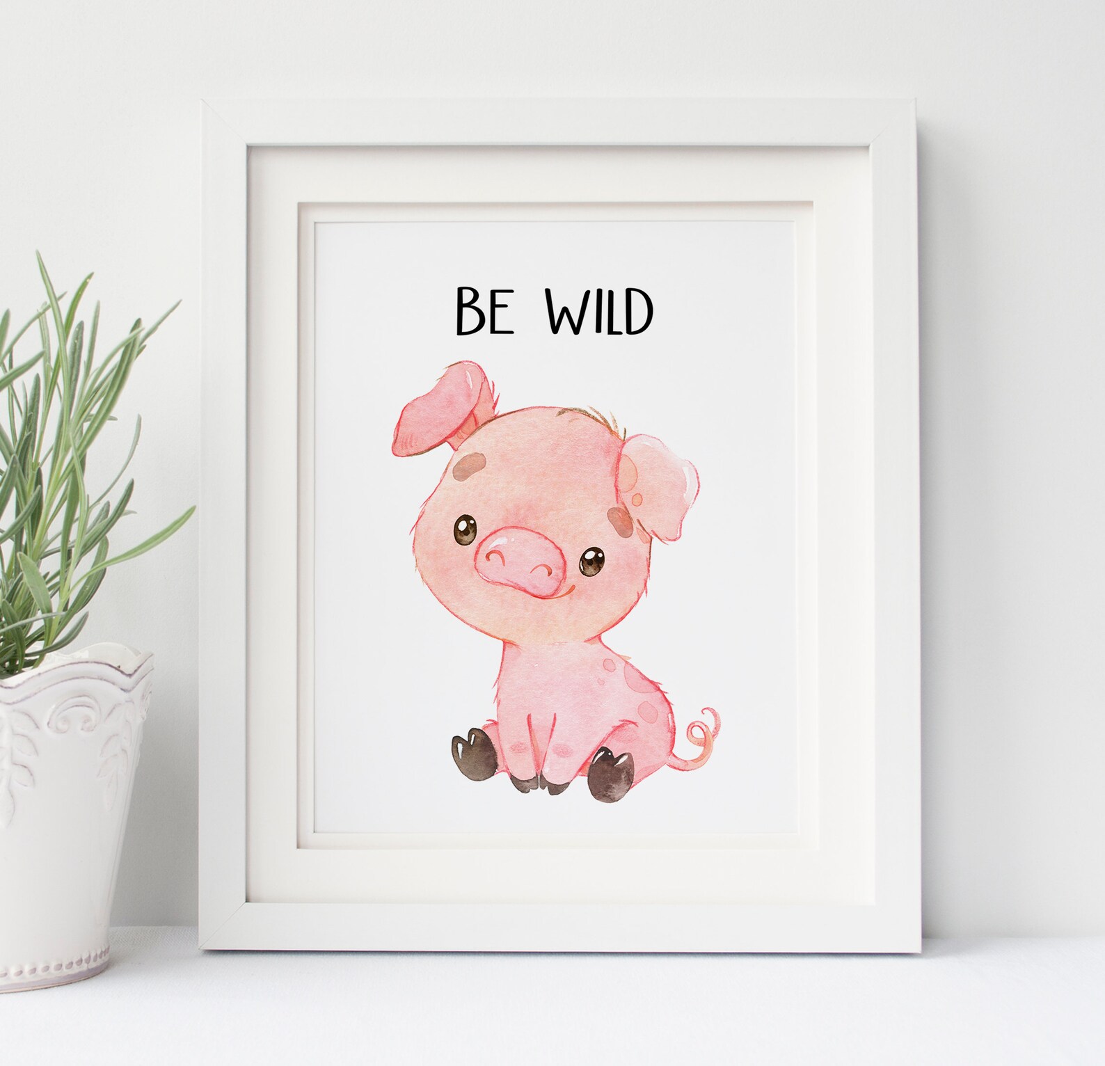 Set of 6 Farm Animal Wall Art Nursery Prints Kids Room - Etsy