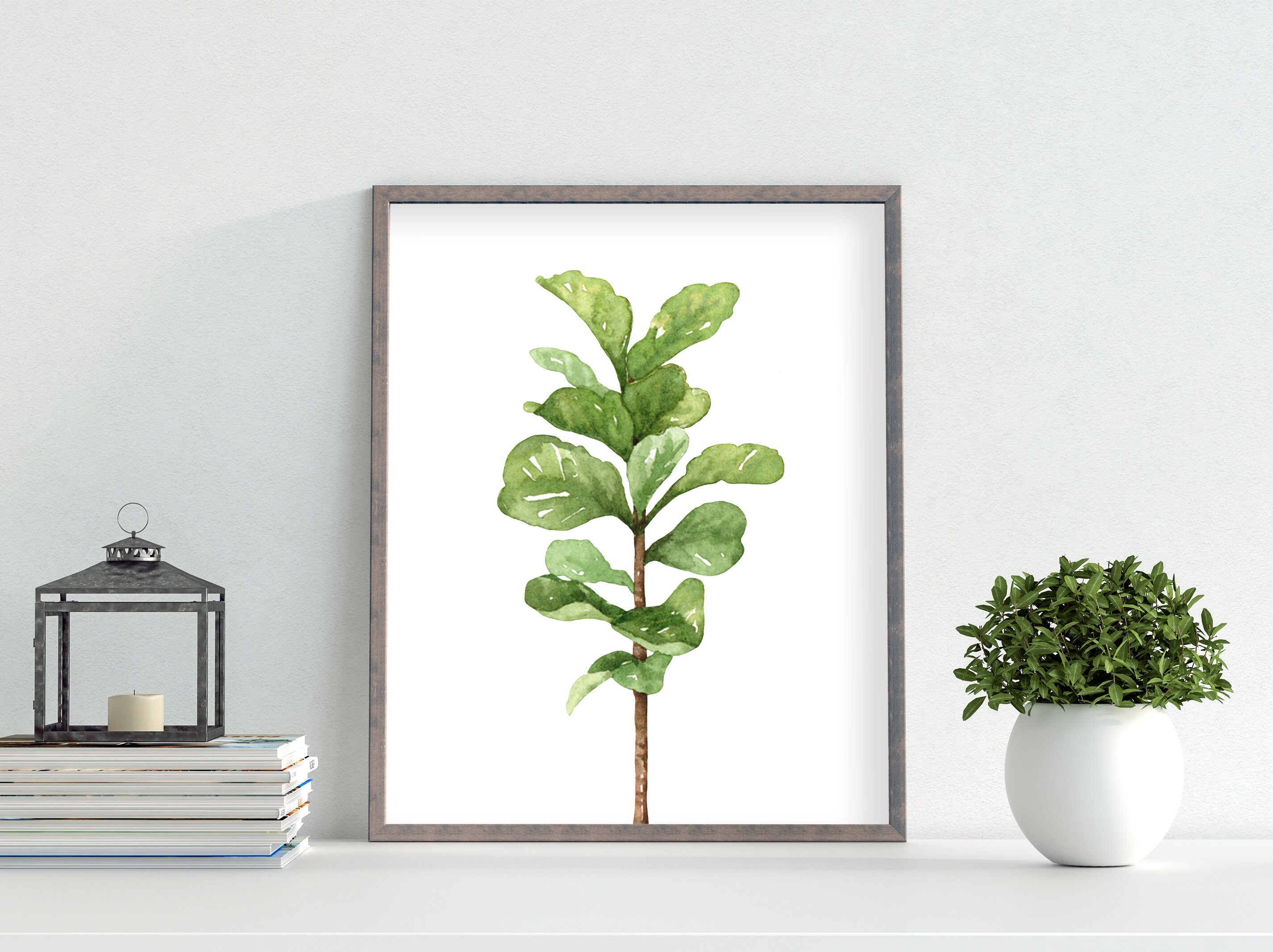 Set of 6 Watercolor Botanical Prints Plant Lover Gift - Etsy