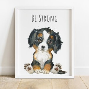 Baby Boy Nursery Puppy Prints, Nursery Wall Decor, Dog Portrait Print ...