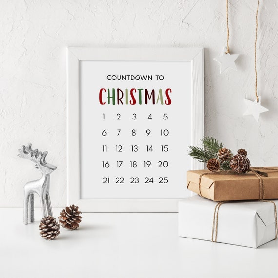 Calendarios De Cuenta Regresiva Para Navidad Calendario De Adviento De