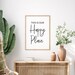 This is Our Happy Place Print, Home Wall Art, Home Decor, Wedding Gift ...