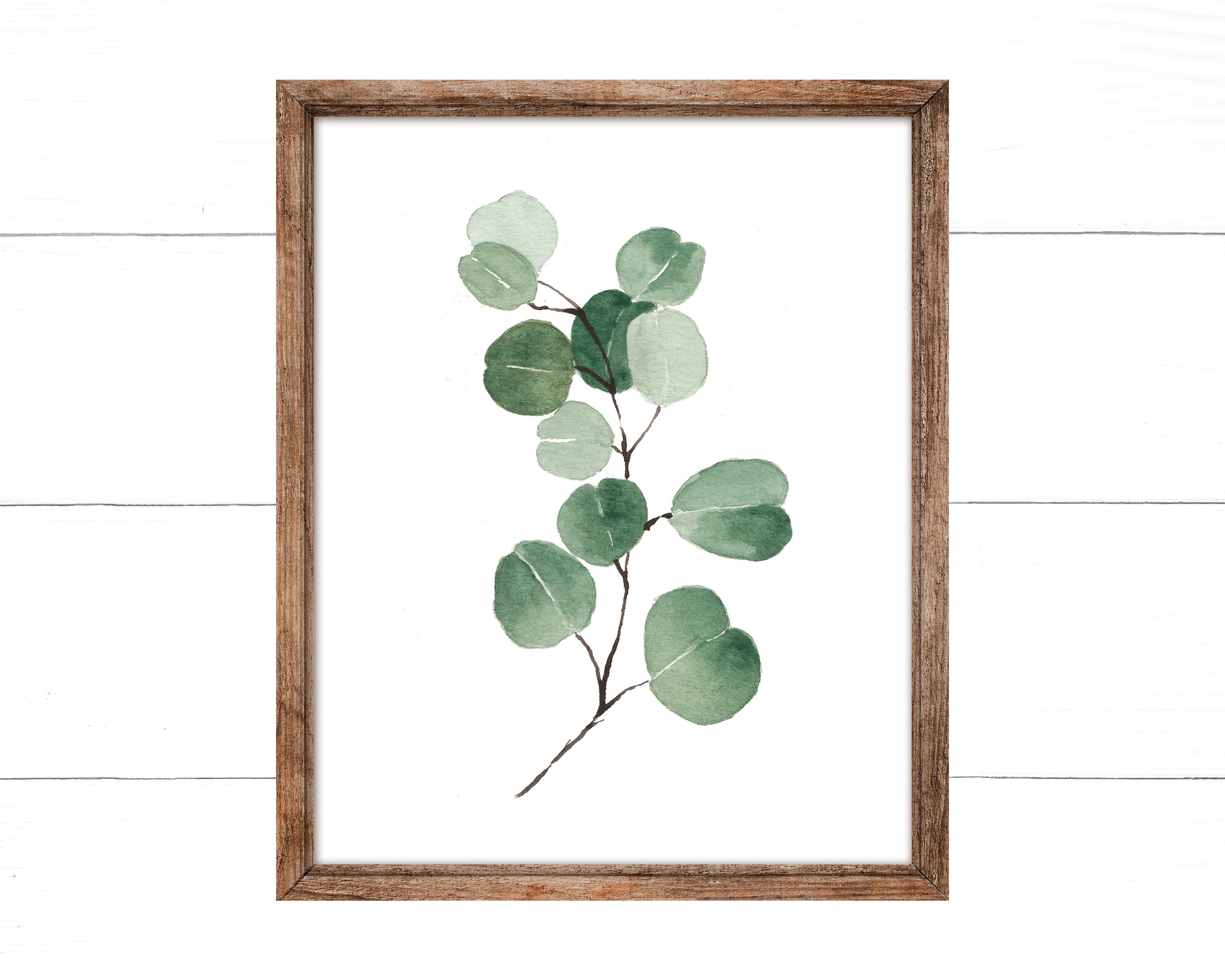 6 Botanical Prints Eucalyptus Prints Living Room Decor | Etsy