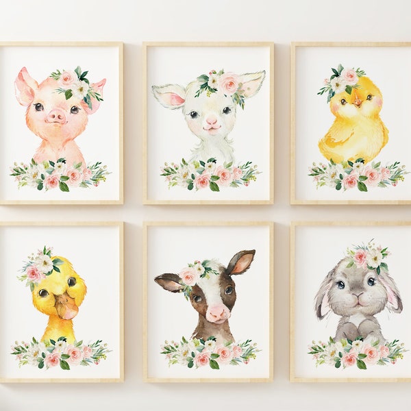 Farm Animal Nursery Decor - Etsy