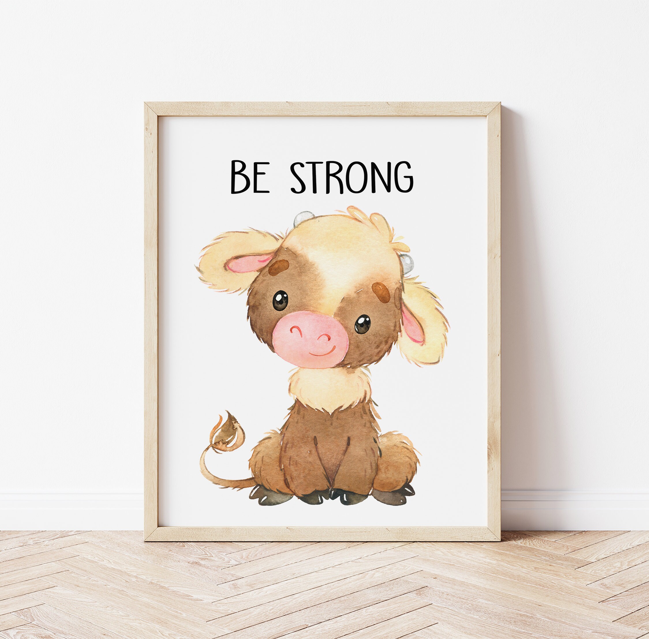 Set of 6 Farm Animal Wall Art Nursery Prints Kids Room - Etsy