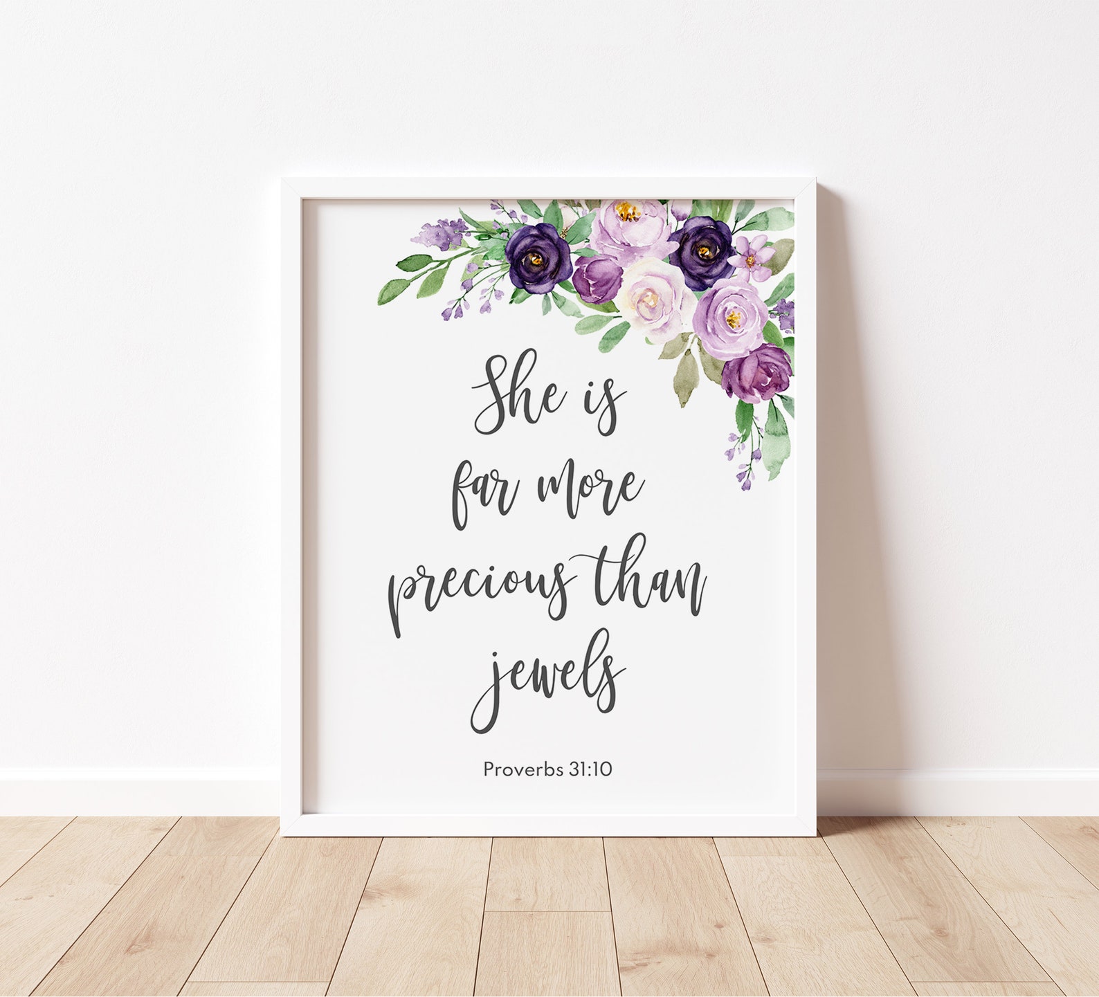 Baby Girl Nursery Bible Verses Christian Nursery Bible Print - Etsy