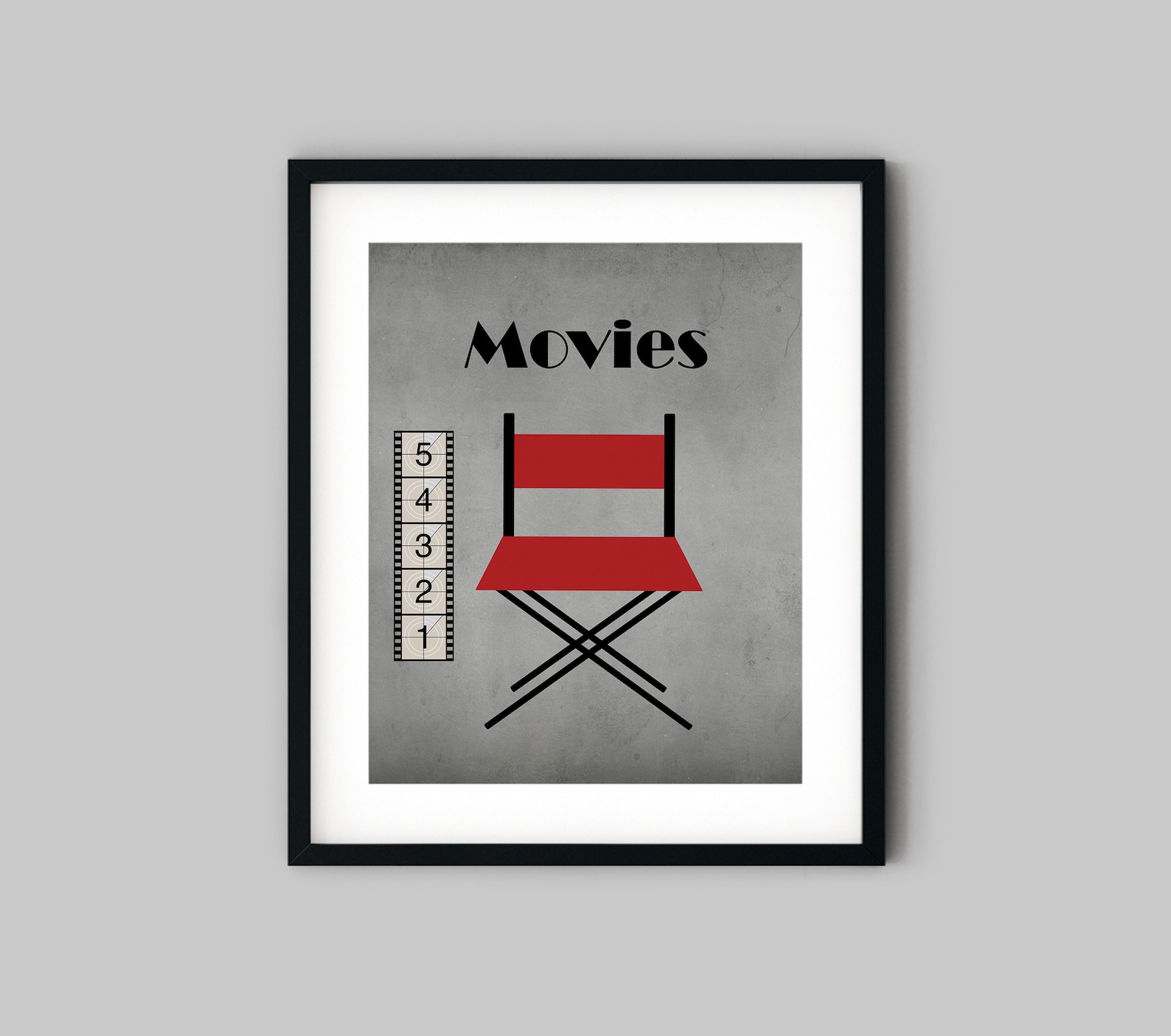 Movie Theater Decor, Printable Wall Art, Home Theater Wall Decor, Movie ...