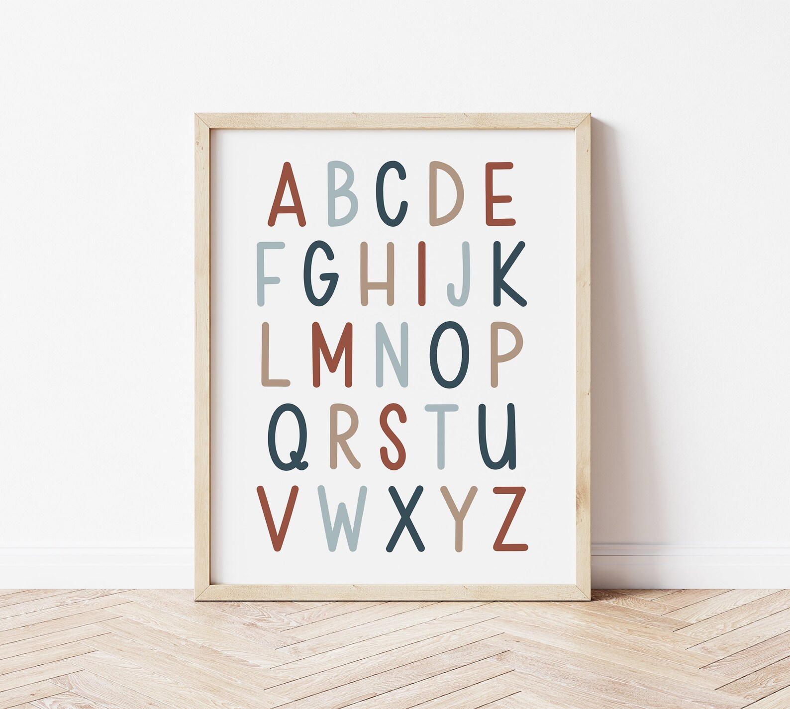 Alphabet Print Educational Print Homeschool Boy Girl - Etsy