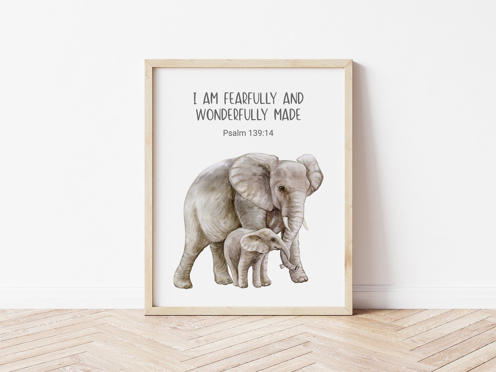 Kid's Bible Verses Nursery Safari Animal Prints Wildlife - Etsy