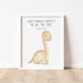 Set of 6 Dinosaur Prints, Kid's Bible Verse Prints, Neutral Nursery ...