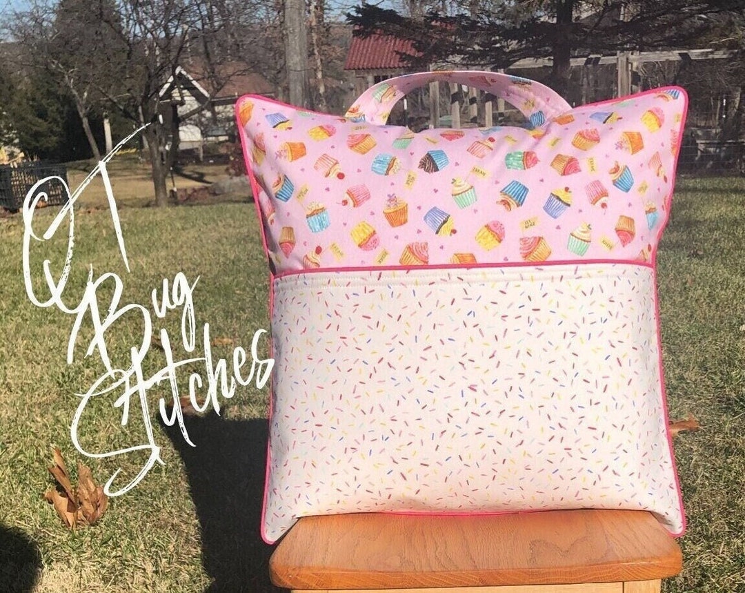 Cupcakes & Sprinkles Book Pocket Pillow Cover, Unique Edibles Baked ...