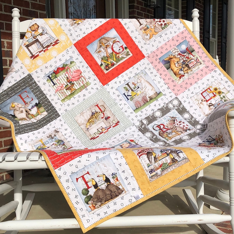 Riley Blake Hungry Animal Alphabet - Etsy