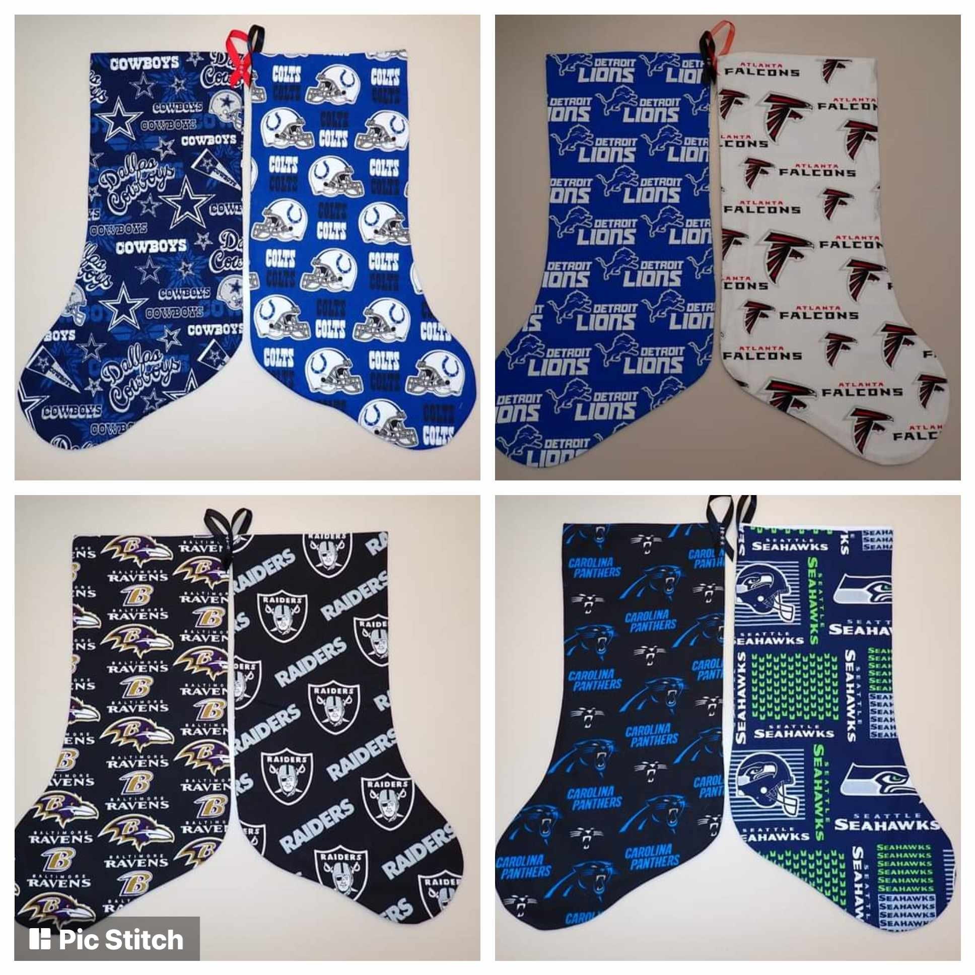 Sports Team Christmas Stockings - Etsy