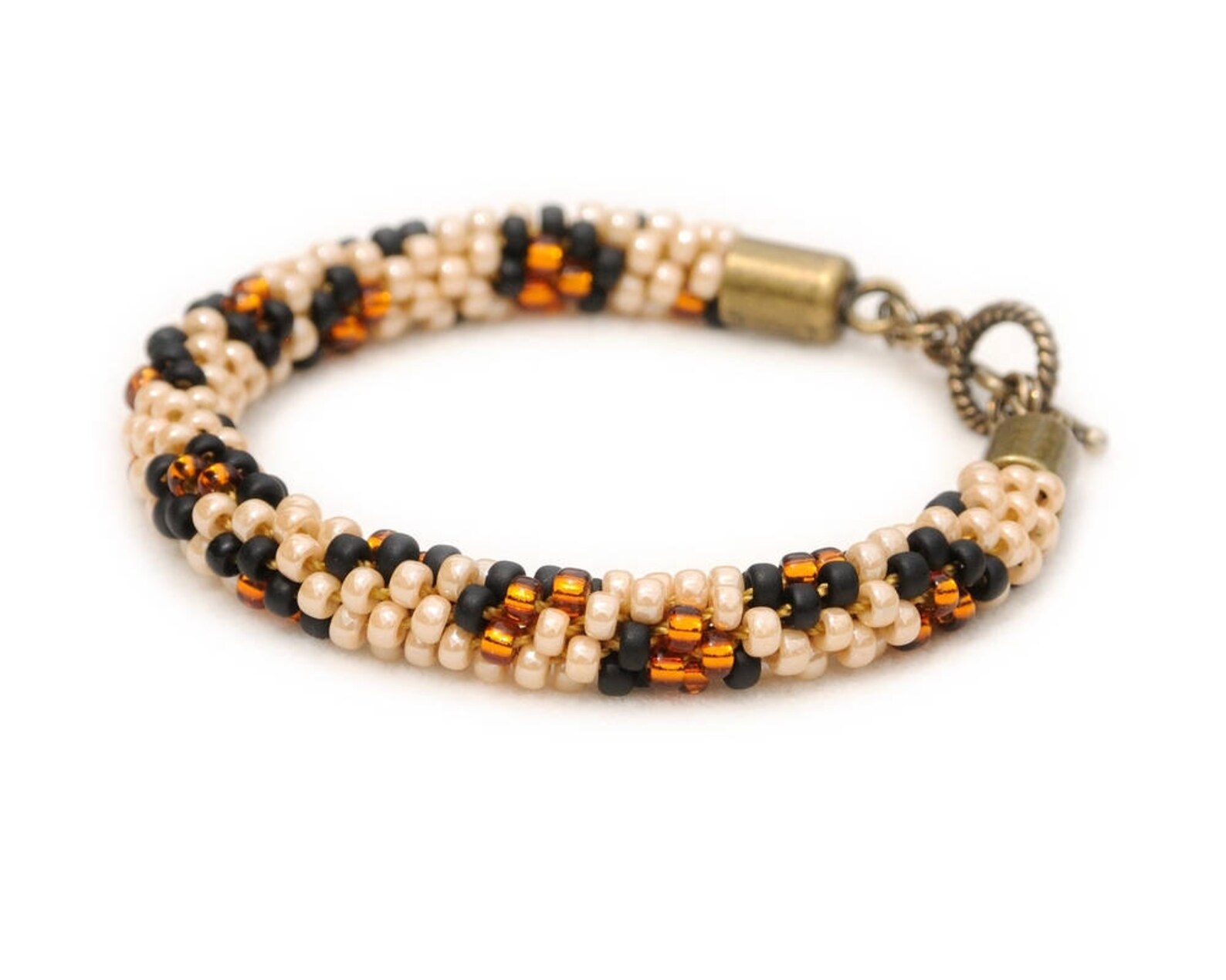 PDF Beaded Kumihimo Pattern - Leopard Kumihimo Bracelet - Etsy