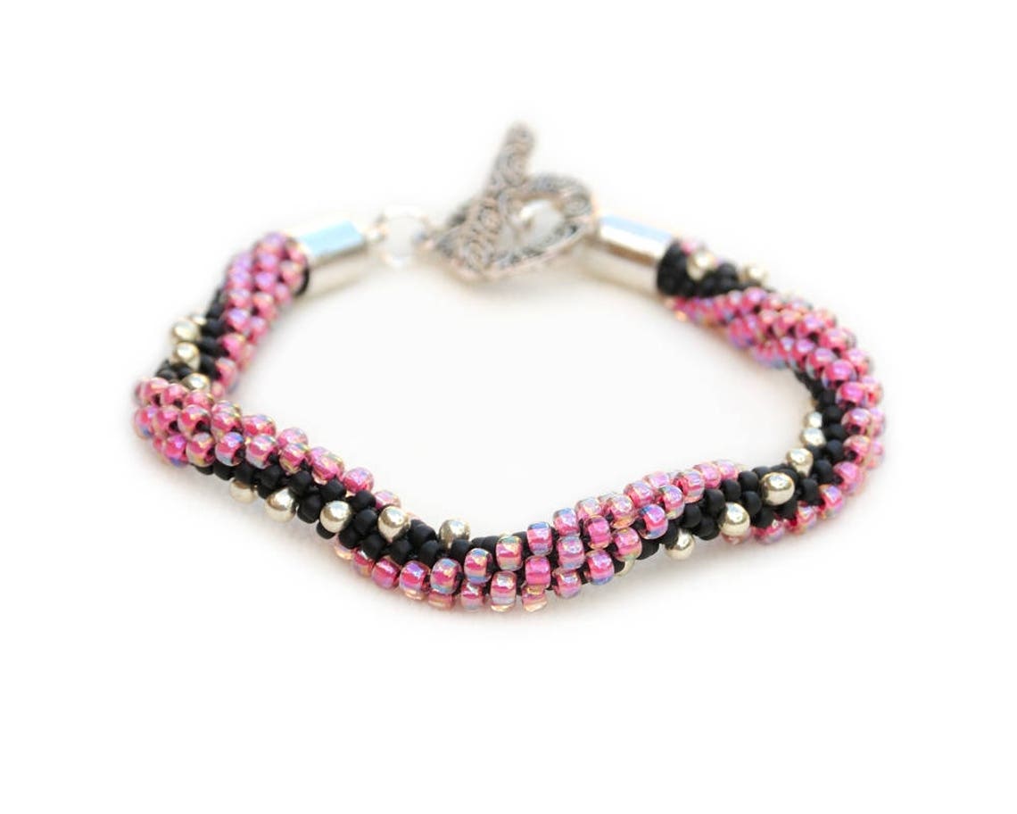 PDF Beaded Kumihimo Pattern Curly Kumihimo Bracelet | Etsy