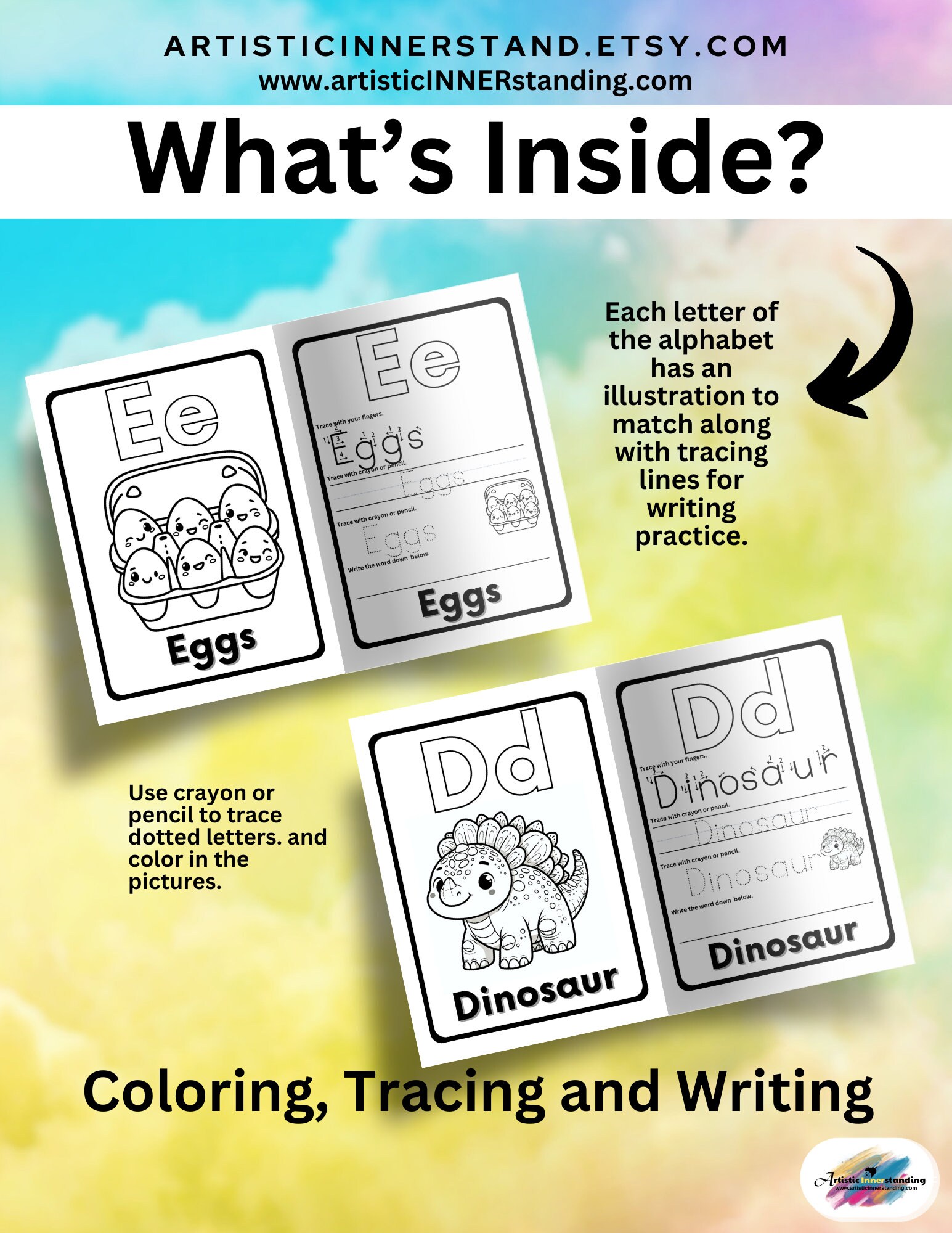 Maliq's Magical Alphabet World | Alphabet Coloring Pages | Practice ...