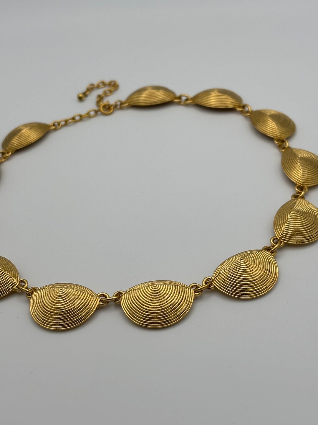 Oréna Paris, 80s Vintage Gold Plated Link Necklace - Etsy UK