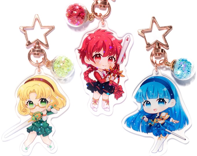 Magic Knight Rayearth Acrylic Holographic Keychains - Etsy