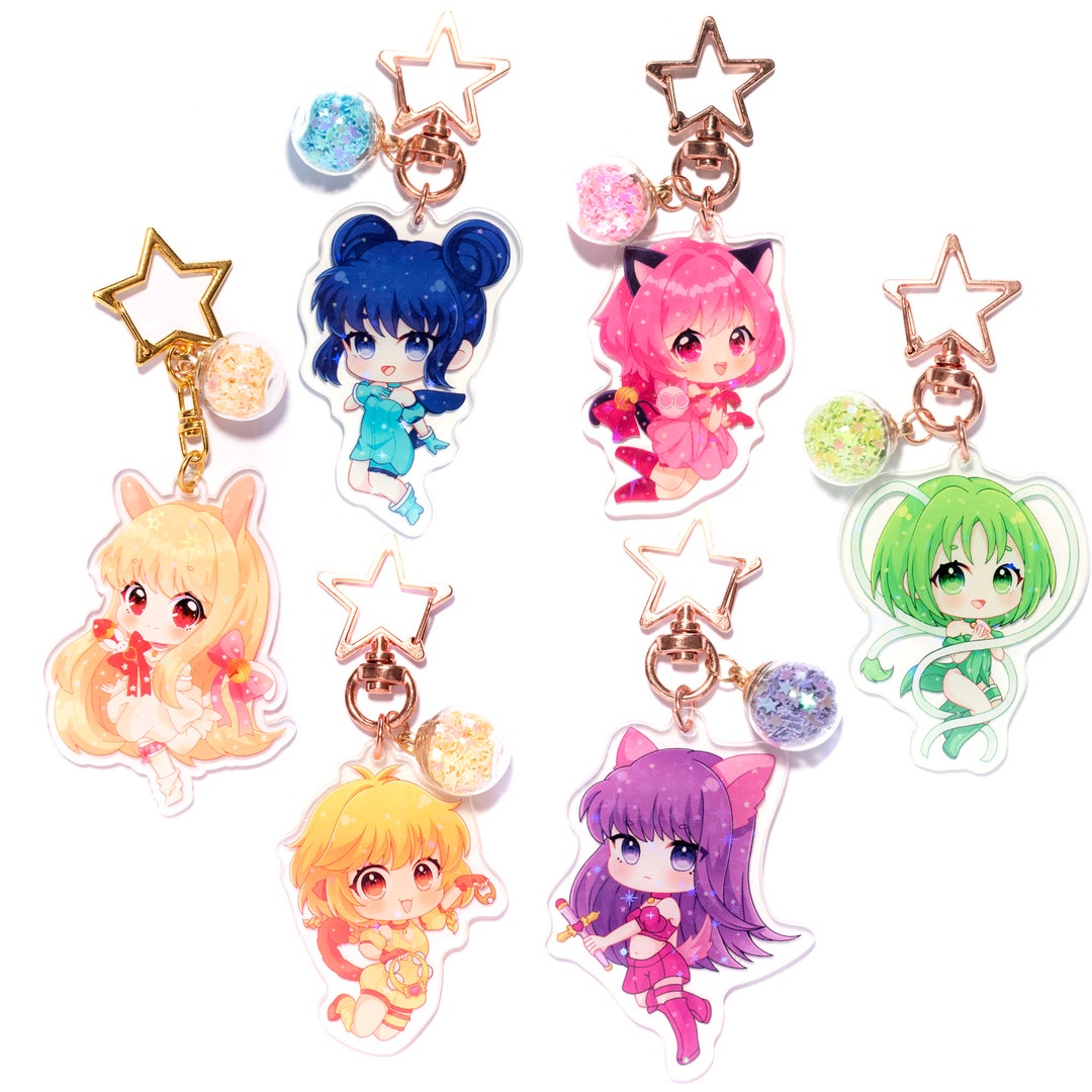 Tokyo Mew Mew Holographic Acrylic Keychains - Etsy