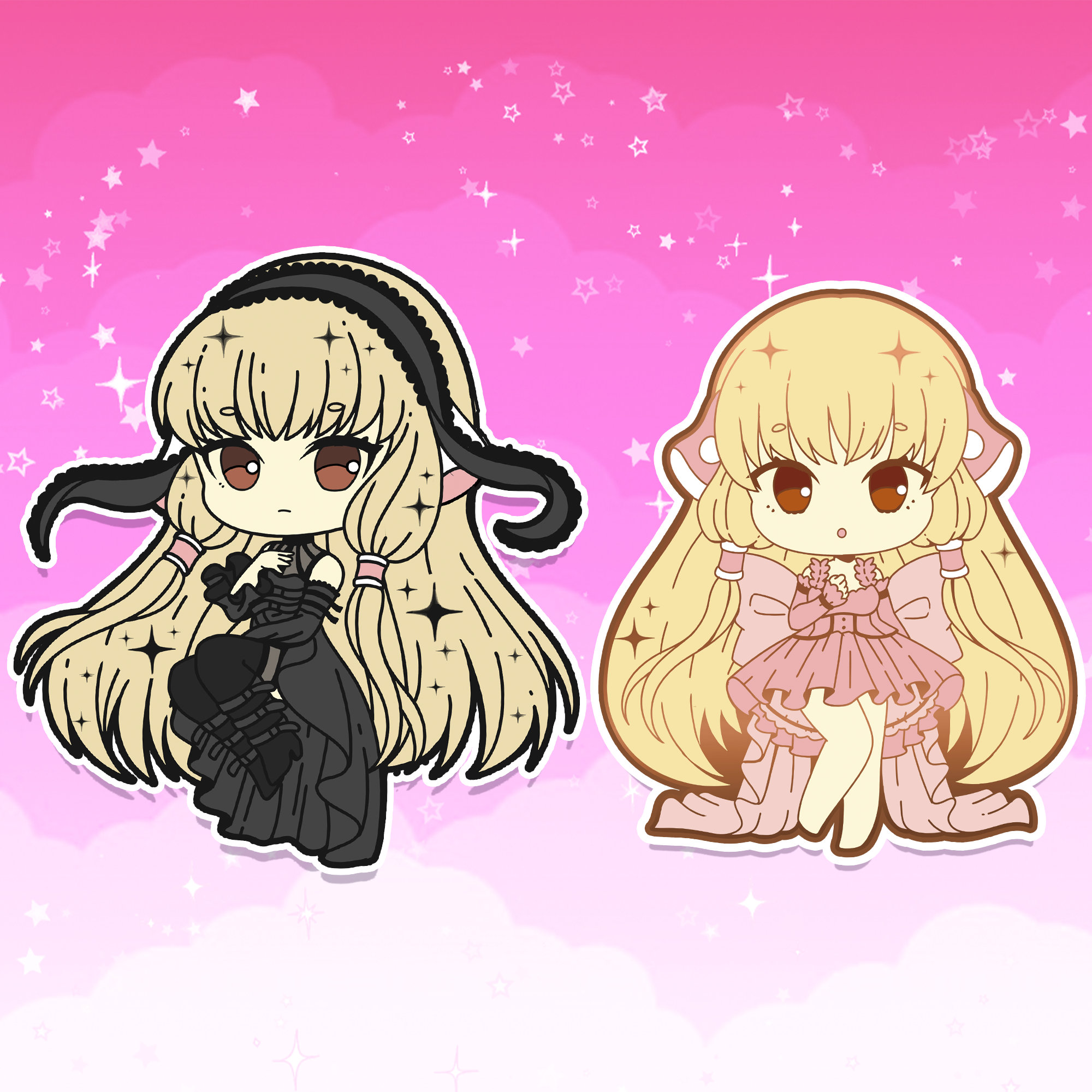 Chobits Chii Y Freya Chibi